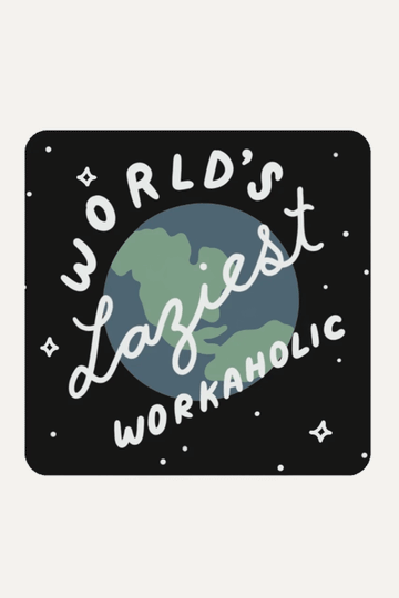 Workaholic Vinyl Sticker – Almost Summer